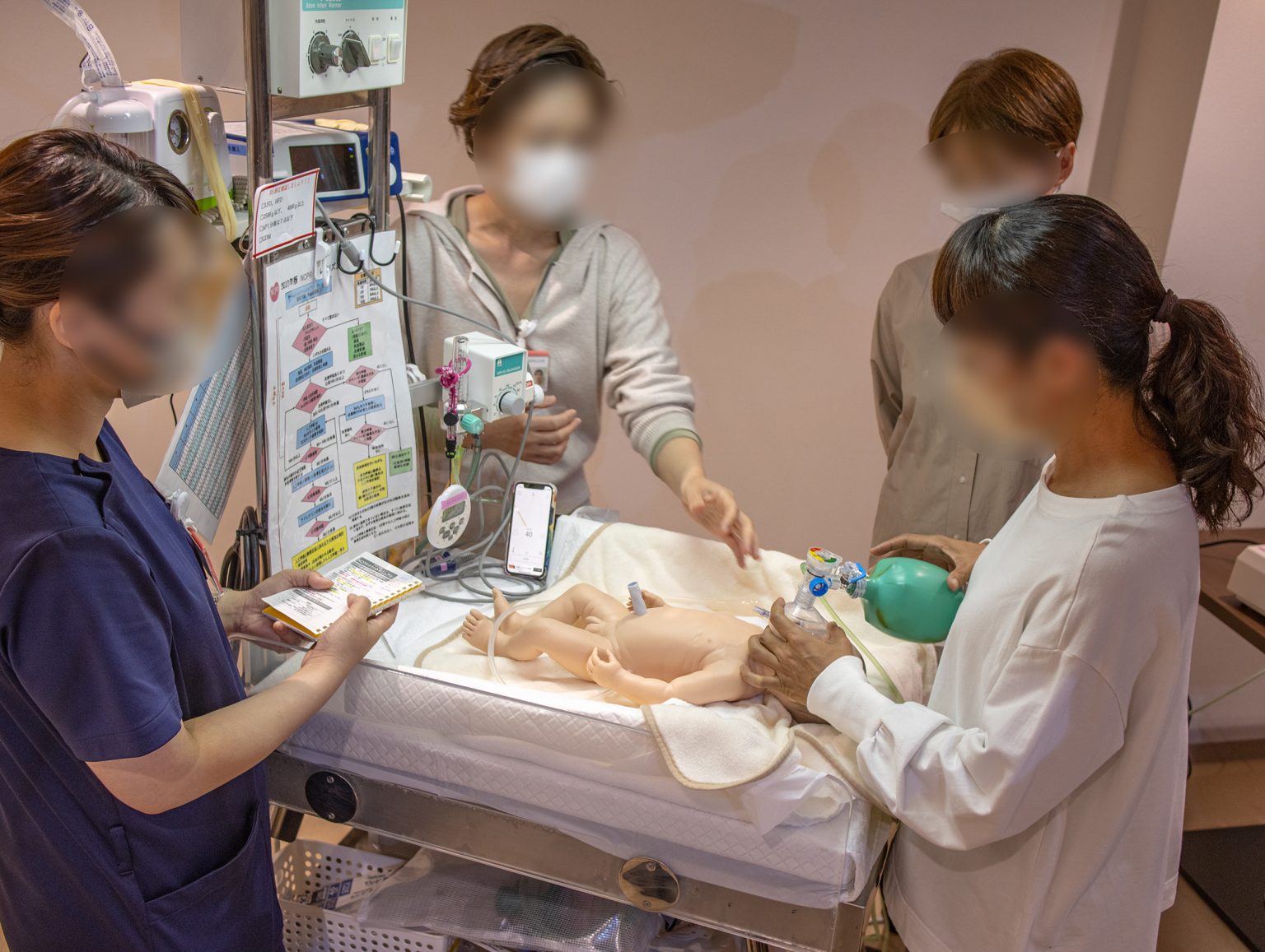 新生児蘇生法NCPR Sコース開催しました | かわぐちレディースクリニック 川口市、蕨市、さいたま市の無痛分娩クリニック