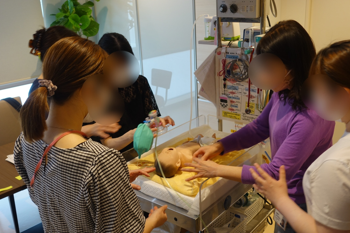 新生児蘇生法（NCPR）スキルアップコース（Sコース）を院内開催しました | かわぐちレディースクリニック 川口市、蕨市、さいたま市の無痛分娩クリニック