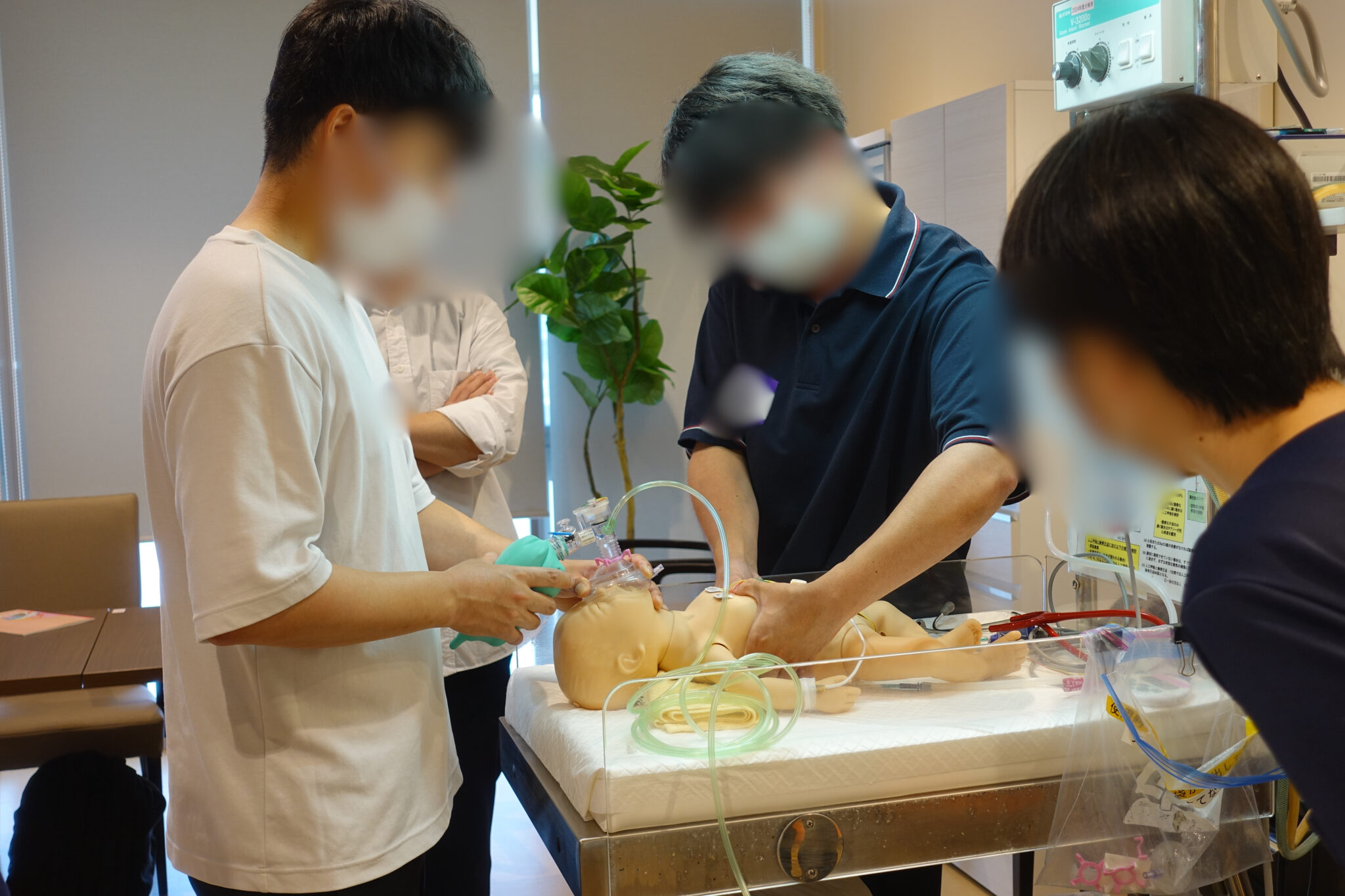 新生児蘇生法（NCPR）専門コース（Aコース）を院内開催しました | かわぐちレディースクリニック 川口市、蕨市、さいたま市の無痛分娩クリニック